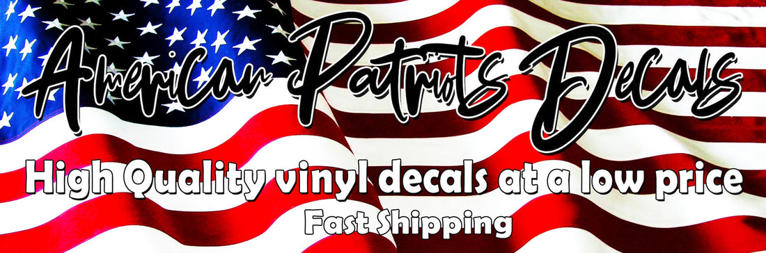 American Patriots Decals | Patriotic Vinyl Decals American flags