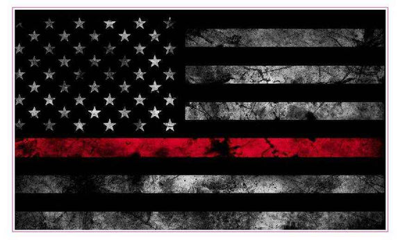 First Responders American Flag Decal - High Quality Outdoor Decor ...