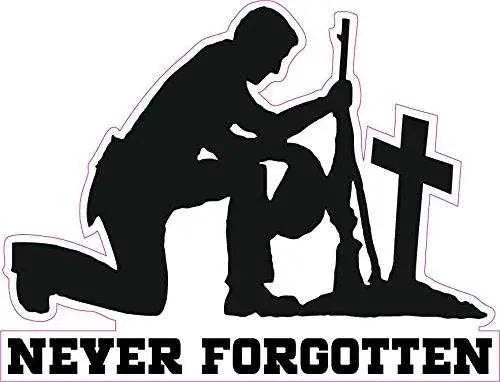 Never Forgotten Decal | High Quality Military & Veterans Decals ...