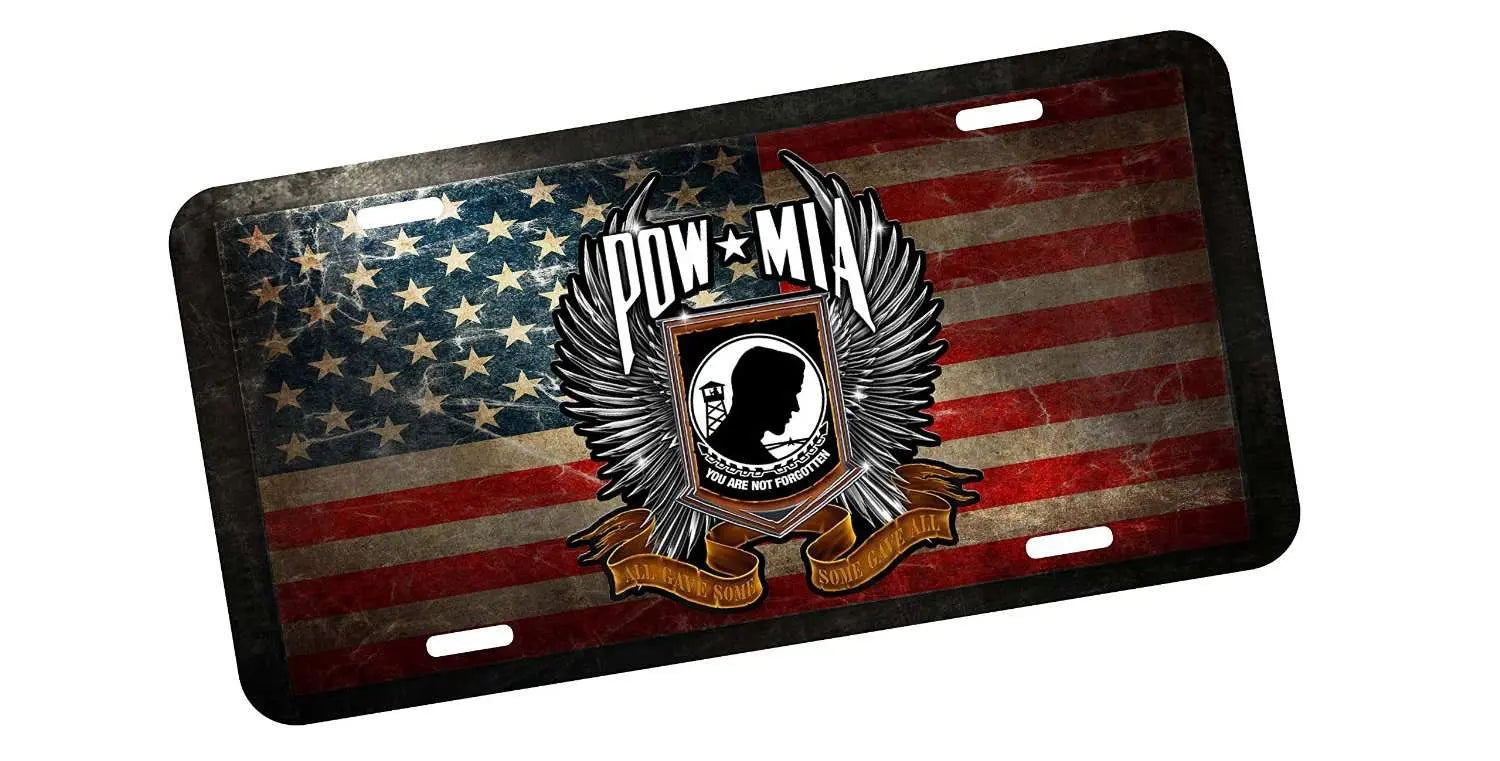 POW License Plate | High Quality Magnetic License Plate Decals ...